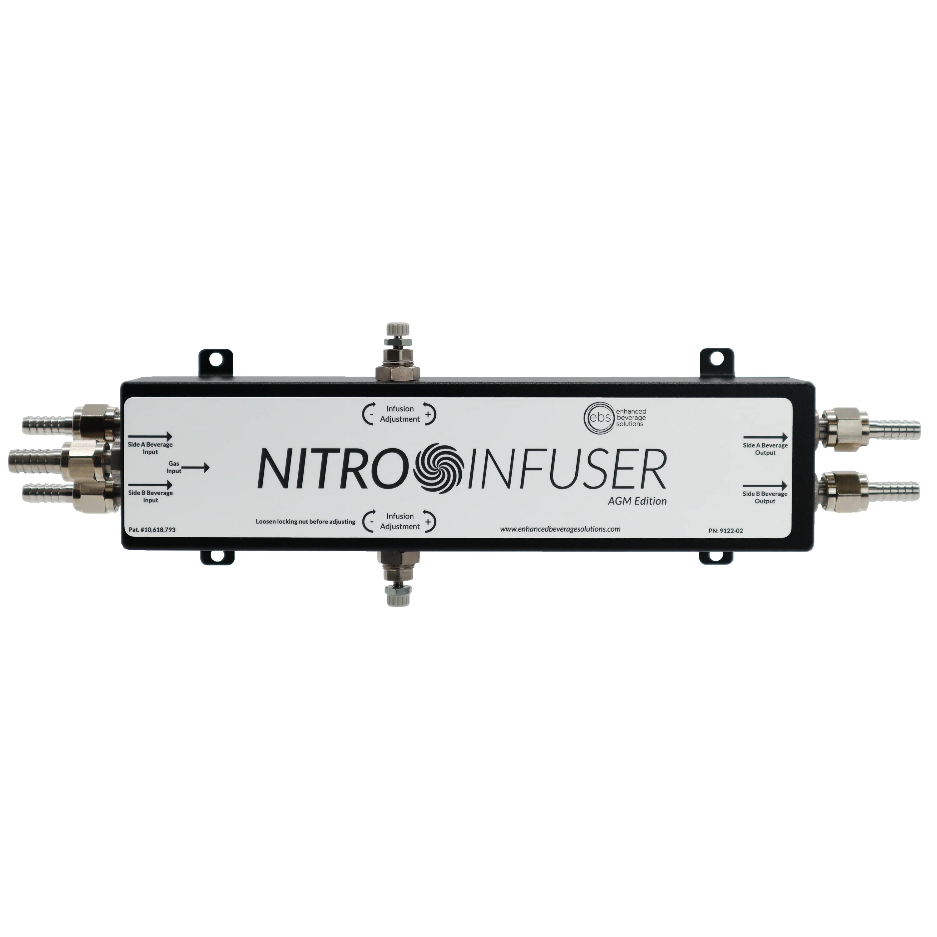EBS Nitro Infuser AGM Advanced Gas Management- Dual