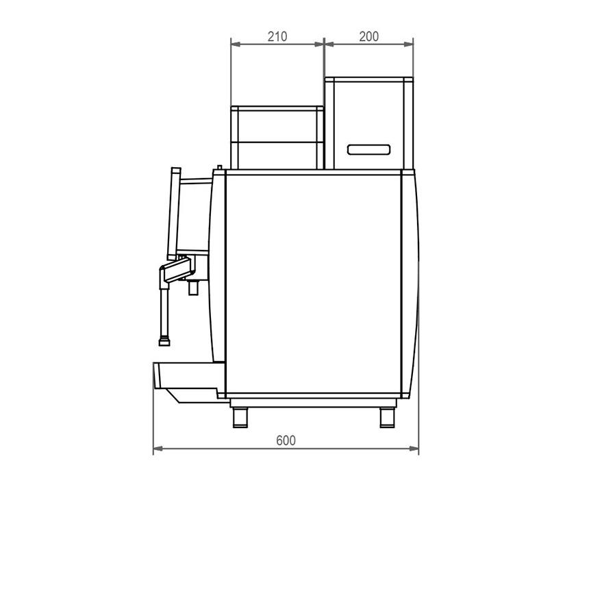 Franke S700 Semi Automatic Coffee Machine - Majesty Coffee